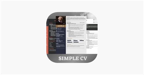 Simple CV CV Maker AppをApp Storeで