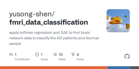 Github Yusong Shenfmridataclassification Apply Softmax Regression