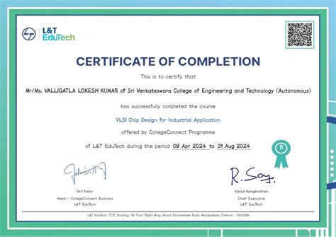 Vlsi Chipdesign Semiconductors Ltedutech Engineering Innovation Lokesh Kumar Valligatla