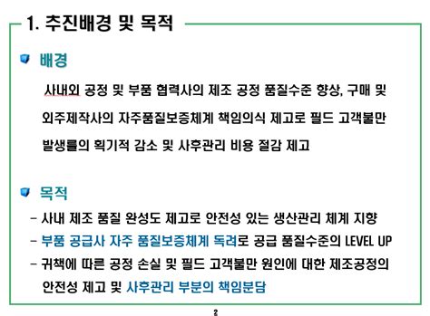 공정손실 적용 운영에 대한 품질 기획안 입니다 크몽