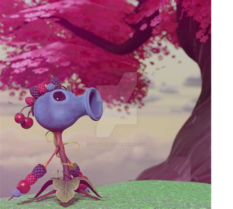 Pvz Gw1 Berry Pea Under A Cherry Tree By Juanito Pro On Deviantart