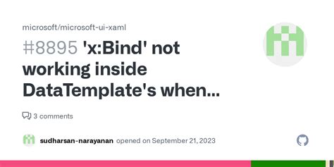 X Bind Not Working Inside DataTemplate S When Using It Inside A Custom Control Issue