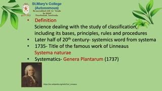 Taxonomy And Systematics Pptx