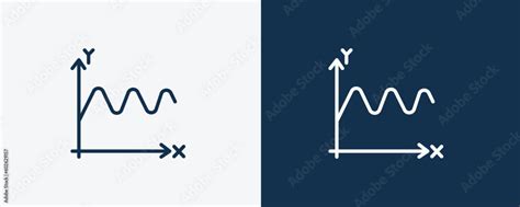 Sinusoid Icon Outline Sinusoid Graph Icon From Education Collection