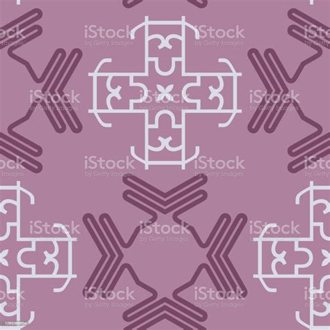 장식 최소한의 디자인 원활한 기하학적 패턴 벽지 질감 간단한 배경 패턴 샘플 템플릿입니다 보라색 톤 0명에 대한 스톡 벡터 아트