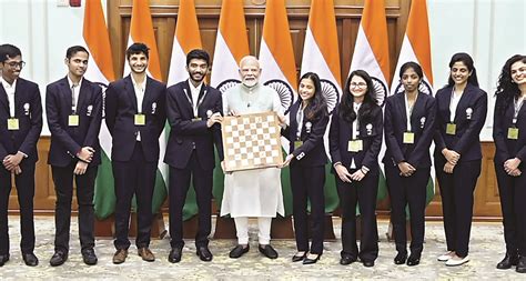 Chess Olympiad चेस ओलंपियाड विजेताओं से मिले पीएम Divya Himachal