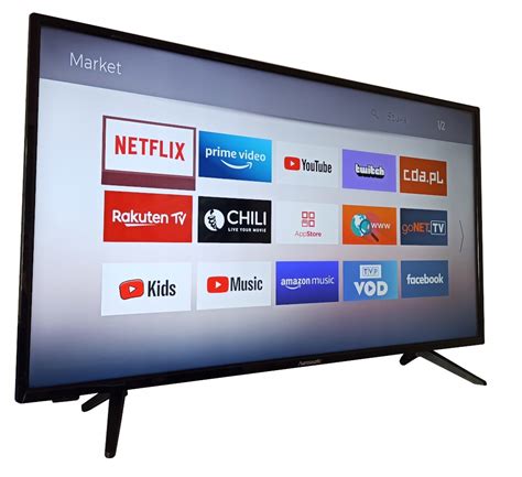 SMART TV LED 40 Hanseatic 40H700HDS FullHD DVB-T2 - docom.com.ua