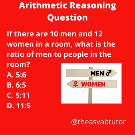 The Asvab Tutor Presents Arithmetic Reasoning Question On Ratios The Asvab Tutor