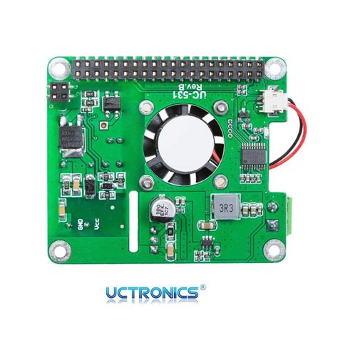 Poe Hat Splitter For Raspberry Pi With Cooling Fan