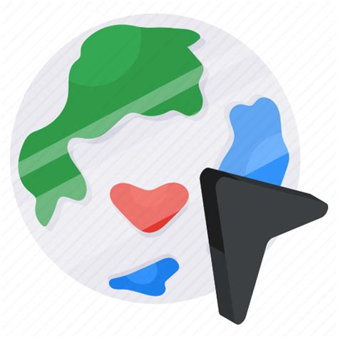 directional arrow navigational global cursor pointing icon