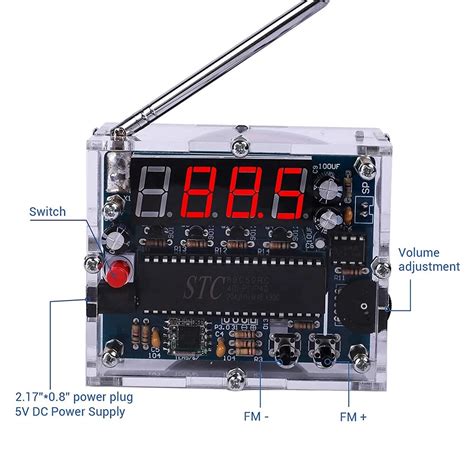 Diy Tea5767 Fm Digital Wireless Receiver Radio Kit Build Your Own Fm