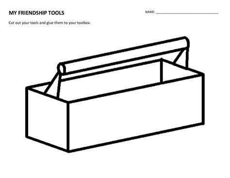 Tool Box Coloring Pages
