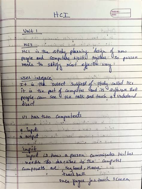 Hci Notes Unit 1 Pdf