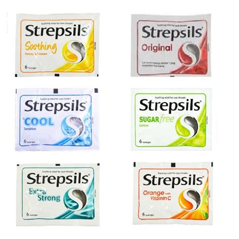 Strepsils Sore Throat Lozenges 6pcs 1 Packet Lazada
