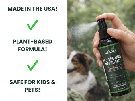 Lakota Naturals Geraniolx 24 No See Ums Bug Repellent Spray