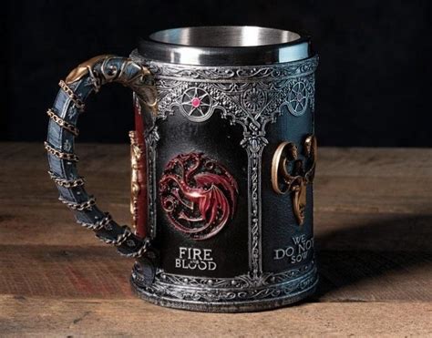Кружка Гра Престолів пивний келих Гра престолів Герби Королівств чашка Game Of Thrones