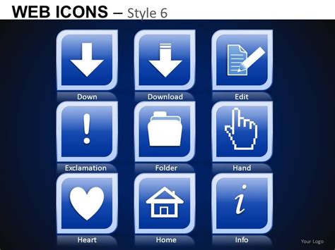 Web Icons Style 6 Powerpoint Presentation Slides Db Graphics Presentation Background For