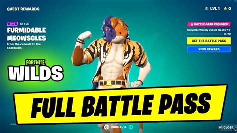 بتل پس فصل سوم چپتر چهارم فورتنایت 🔥 کامل Youtube