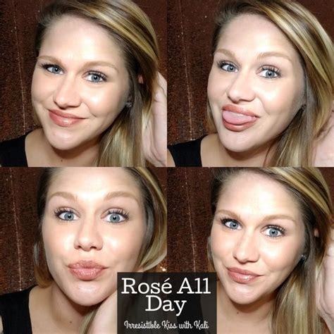 Rosé All Day Lipsense By Senegence Irresistible Kiss With Kali On Fb