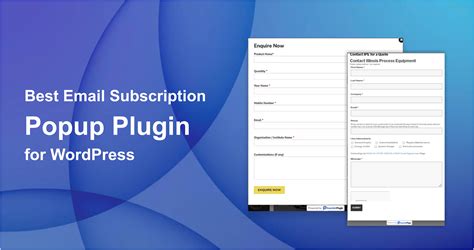 Best Five Email Subscription Popup Plugin For Wordpress