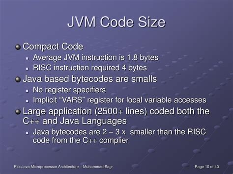 Ppt Picojava Microprocessor Architecture Powerpoint Presentation