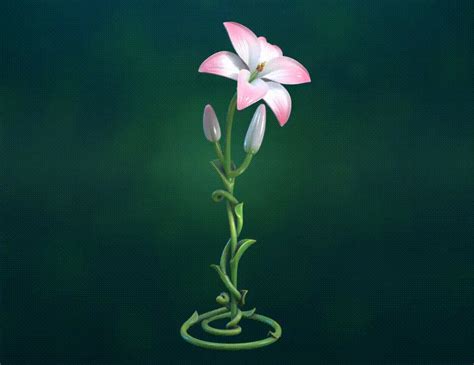 💐 Lily Flower Assembly・ 3d File For 3d Printing・cults