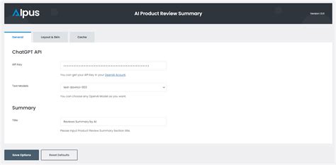 Alpus Ai Product Review Summary Plugin Alpus