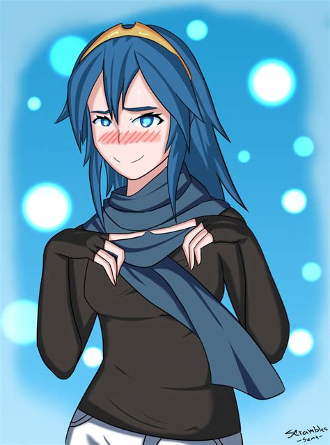 Fidgeting Lucina By Scrambles Sama On Deviantart
