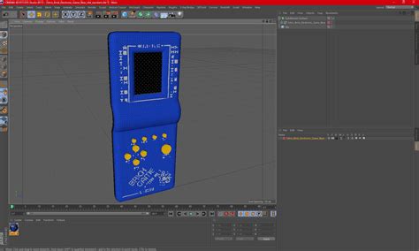 Tetris Brick Electronic Game Blue 3d Model 29 3ds Blend C4d Fbx Max Ma Lxo Obj Free3d