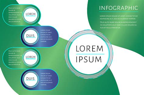Eco 상표 개념 5 개의 선택권 및 텍스트를 위한 장소를 가진 미래 지향적 인 인포 그래픽 템플릿입니다 보고서 배너 워크플로 비즈니스 프레젠테이션을 위한 디자인 편집