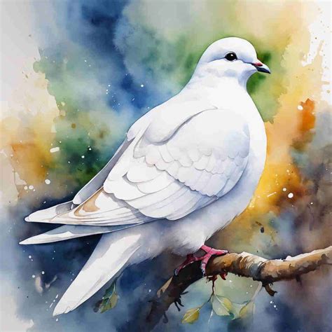 White Dove Symbolism Peace And Purity