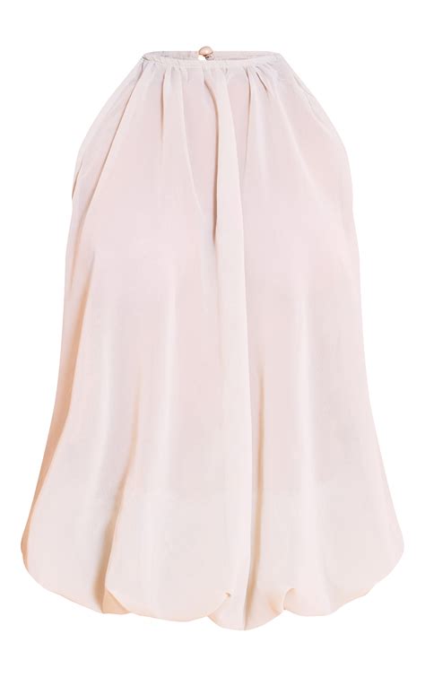 Petite Stone Ruched Sheer Chiffon Mini Dress Petite Plt