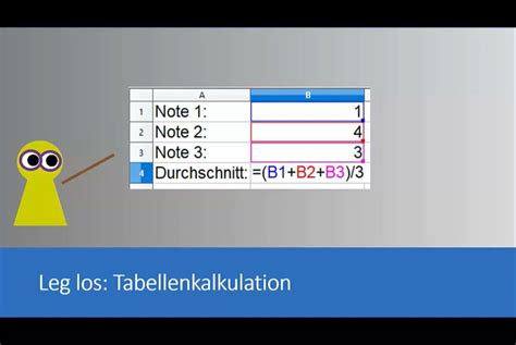 Tabellenkalkulation Einfuehrungsvideo Thumb Informatik Schulbuch