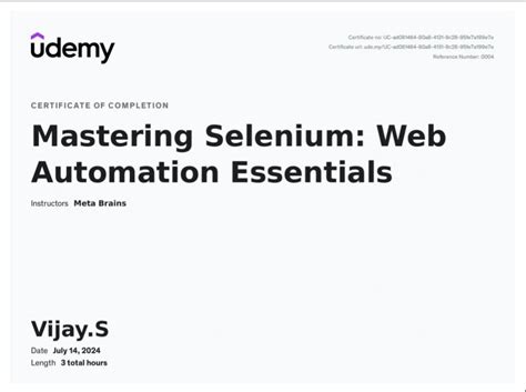 Vijay S On Linkedin Selenium Automationtesting Softwaredevelopment Continuouslearning
