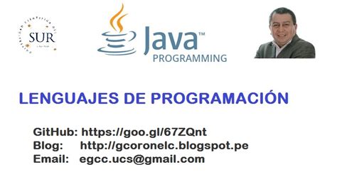 GitHub gcoronelc UCS LENG PROG Repositorio del curso LENGUAJES DE PROGRAMACIÓN del