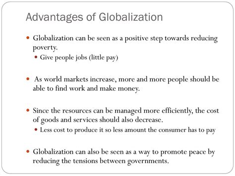 A Diagram Of How Technology And Globalisation Are Linked And The Advances Since The Concept Of