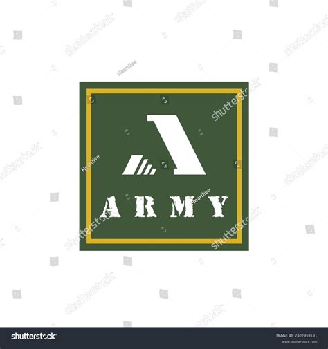Army Logo Vector Military Template Symbol Stock Vector Royalty Free 2402959191 Shutterstock