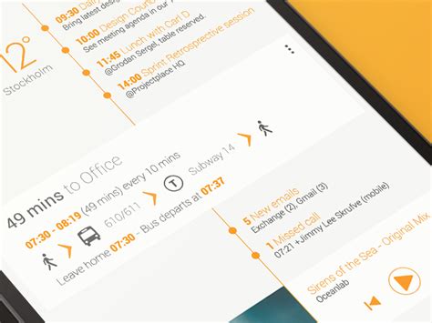 Android Homescreen Holo Ui Light Part By Jimmy Lee Skrufve On Dribbble