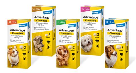 Advantage Chewable Flea And Tick Tablet For Dogs Flea And Tick