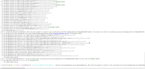 Null Value Was Assigned To A Property Of Primitive Type原因及解决方法 哩个啷个波 博客园