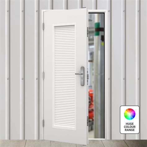 Single Louvred Steel Door Air Vent Door Latham S Doors