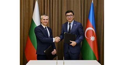 Илиев подписа Меморандум за сътрудничество с колегата си от Азербайджан