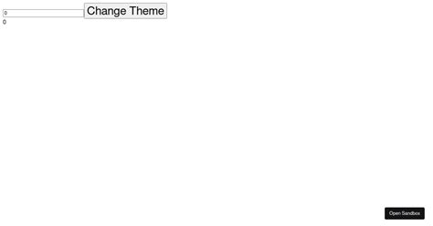 React Documentation Codesandbox