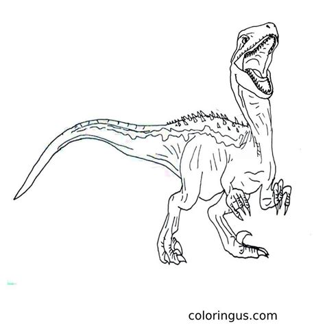 Indoraptor Coloring Pages Free Printable Pdf
