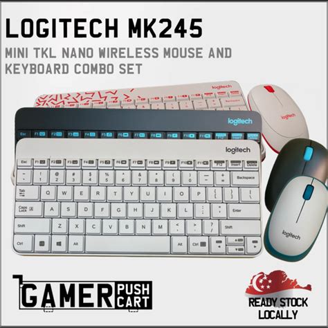 Logitech Mk240 245 Mini Tkl Nano Wireless Mouse And Keyboard Combo Set Lazada Singapore