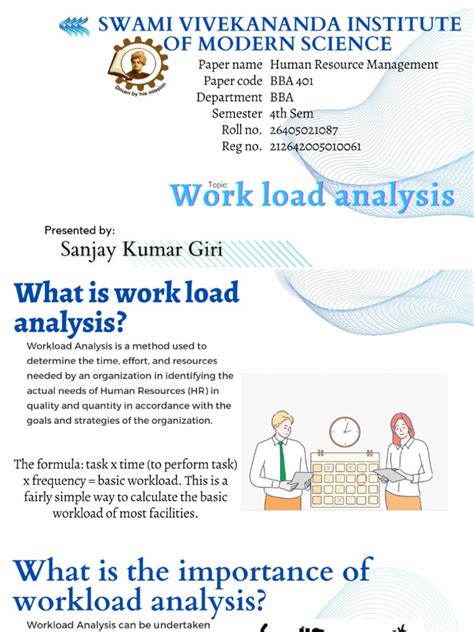 Work Load Analysis Pdf