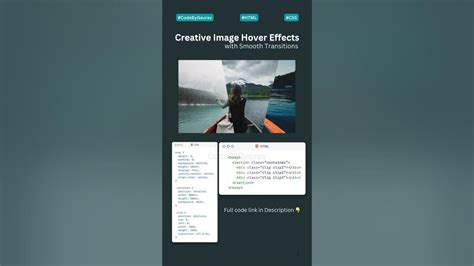 Creative Image Hover Effects Using Css 🎨 Shorts Webdevelopment Youtube