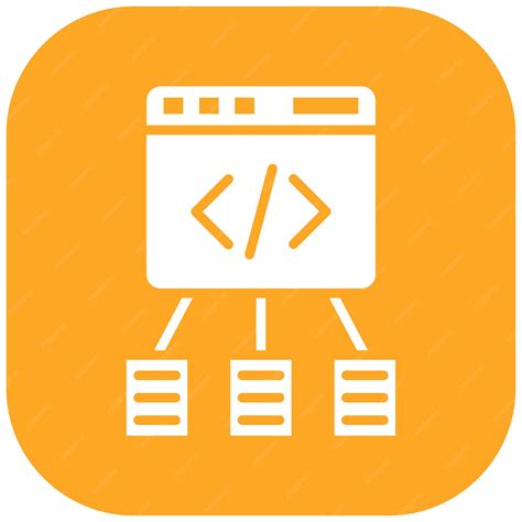 Premium Vector Code Framework Vector Illustration Style