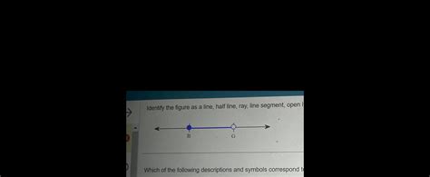 Answered Identify The Figure As A Line Half Line Ray Line Se