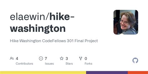 GitHub Elaewin Hike Washington Hike Washington CodeFellows 301 Final